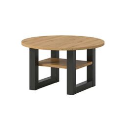 H&ouml;ffner Couchtisch Eiche Nachbildung Tili &brvbar; holzfarben &brvbar; Ma&szlig;e (cm): B: 75 H: 42 &raquo; H&ouml;ffner