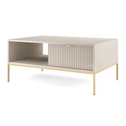 Selsey Couchtisch mit Schublade Vellore &brvbar; beige &brvbar; Ma&szlig;e (cm): B: 68 H: 46 &raquo; H&ouml;ffner