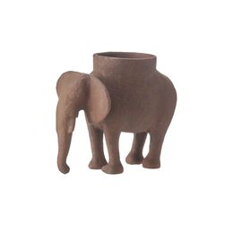 HOME STORY Teelichthalter Elefant braun Aluminium Ma&szlig;e (cm): B: 11 H: 9 T: 7.0 &raquo; H&ouml;ffner
