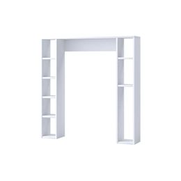 H&ouml;ffner Standregal Tinoli &brvbar; wei&szlig; &brvbar; Ma&szlig;e (cm): B: 98 H: 100 &raquo; H&ouml;ffner