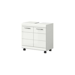 H&ouml;ffner Waschbeckenunterschrank &brvbar; wei&szlig; &brvbar; Ma&szlig;e (cm): B: 60 H: 60 &raquo; H&ouml;ffner