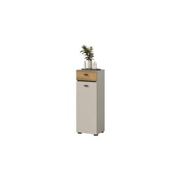 H&ouml;ffner Standschrank &brvbar; beige &brvbar; Ma&szlig;e (cm): B: 32 H: 91 &raquo; H&ouml;ffner