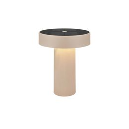 H&ouml;ffner Akku Solar Tischleuchte &brvbar; beige &brvbar; Ma&szlig;e (cm): H: 20 &Oslash;: 16 &raquo; H&ouml;ffner