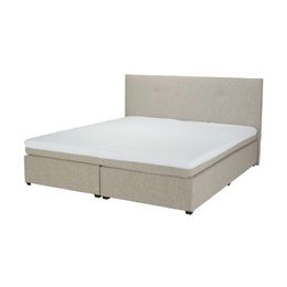 H&ouml;ffner Boxbett H&auml;rtegrad H3 Duke beige Ma&szlig;e (cm): B: 167 H: 104 &raquo; H&ouml;ffner