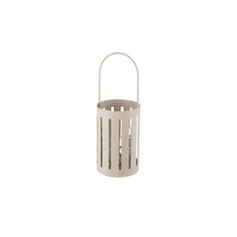 HOME STORY Laterne beige Metall,Glas Ma&szlig;e (cm): H: 23 &Oslash;: 12 &raquo; H&ouml;ffner