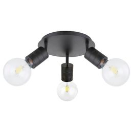 Globo Lighting Strahler &brvbar; schwarz &brvbar; Ma&szlig;e (cm): H: 16 &Oslash;: 28 &raquo; H&ouml;ffner