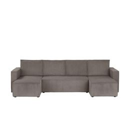 U.N.O uno Wohnlandschaft mit Schlaffuntion Cleo &brvbar; braun &brvbar; Ma&szlig;e (cm): B: 296 H: 88 T: 148.0 &raquo; H&ouml;ffner