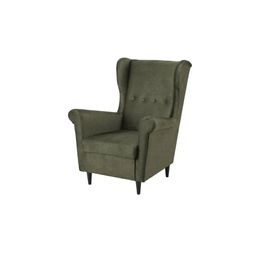 Smart Sessel Hubertine &brvbar; gr&uuml;n &brvbar; Ma&szlig;e (cm): B: 82 H: 102 T: 89.0 &raquo; H&ouml;ffner