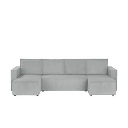 U.N.O uno Wohnlandschaft mit Schlaffuntion Cleo &brvbar; grau &brvbar; Ma&szlig;e (cm): B: 296 H: 88 T: 148.0 &raquo; H&ouml;ffner