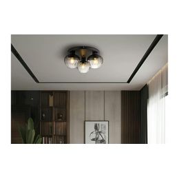 Globo Lighting Deckenleuchte schwarz Ma&szlig;e (cm): H: 20,5 &Oslash;: 45 &raquo; H&ouml;ffner