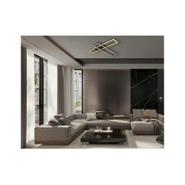 Globo Lighting Deckenleuchte schwarz Ma&szlig;e (cm): B: 60 H: 7,5 &raquo; H&ouml;ffner