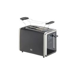 KHG Toaster TO-900 DMSE &brvbar; schwarz &brvbar; Metall,Edelstahl,Kunststoff &brvbar; Ma&szlig;e (cm): B: 29 H: 18,7 T: 15.5 &raquo; H&ouml;ffner