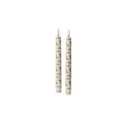 H&ouml;ffner LED Stabkerze 2er Set wei&szlig; Paraffin,Kunststoff Ma&szlig;e (cm): H: 25 &Oslash;: 2.2 &raquo; H&ouml;ffner