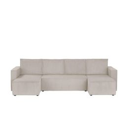 U.N.O uno Wohnlandschaft mit Schlaffuntion Cleo &brvbar; beige &brvbar; Ma&szlig;e (cm): B: 296 H: 88 T: 148.0 &raquo; H&ouml;ffner