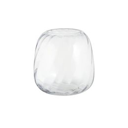 HOME STORY Vase transparent/klar Glas Ma&szlig;e (cm): H: 20 &Oslash;: 20 &raquo; H&ouml;ffner