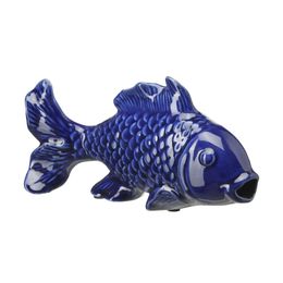H&ouml;ffner Deko Fisch blau Porzellan Ma&szlig;e (cm): B: 20,3 H: 10,2 T: 5.0 &raquo; H&ouml;ffner