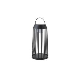 HOME STORY LED Solarlaterne schwarz Eisen,Kunststoff Ma&szlig;e (cm): H: 40 &Oslash;: 20 &raquo; H&ouml;ffner