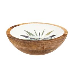 H&ouml;ffner Deko Schale Palme holzfarben Massivholz Ma&szlig;e (cm): B: 20 H: 5 T: 20.0 &raquo; H&ouml;ffner