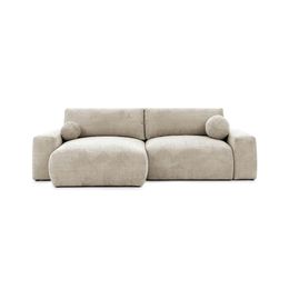 S-STYLE Ecksofa mit Schlaffunktion Puffy beige Ma&szlig;e (cm): B: 266 H: 86 &raquo; H&ouml;ffner