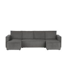U.N.O uno Wohnlandschaft mit Schlaffuntion Cleo &brvbar; grau &brvbar; Ma&szlig;e (cm): B: 296 H: 88 T: 148.0 &raquo; H&ouml;ffner