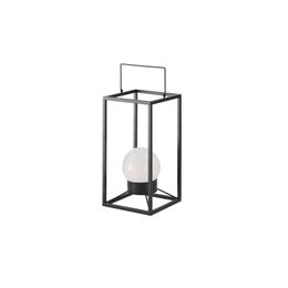 HOME STORY LED Laterne schwarz Eisen,Glas,Kunststoff Ma&szlig;e (cm): B: 18 H: 35,5 &raquo; H&ouml;ffner