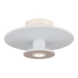 Globo Lighting Deckenleuchte wei&szlig; Ma&szlig;e (cm): H: 18 &Oslash;: 38 &raquo; H&ouml;ffner