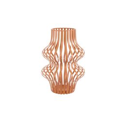 HOME STORY Windlicht orange Metall,Glas Ma&szlig;e (cm): H: 28 &Oslash;: 18 &raquo; H&ouml;ffner