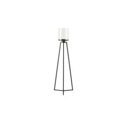HOME STORY Windlicht schwarz Metall,Glas Ma&szlig;e (cm): B: 30 H: 98 T: 26.0 &raquo; H&ouml;ffner