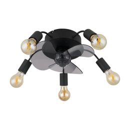Globo Lighting Deckenventilator schwarz Ma&szlig;e (cm): H: 15 &Oslash;: 42 &raquo; H&ouml;ffner
