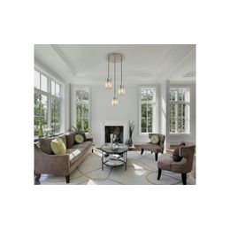 Globo Lighting H&auml;ngeleuchte &brvbar; silber &brvbar; Ma&szlig;e (cm): H: 120 &Oslash;: 38.5 &raquo; H&ouml;ffner