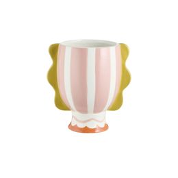 H&ouml;ffner Vase &brvbar; rosa/pink &brvbar; Dolomite &brvbar; Ma&szlig;e (cm): B: 19 H: 19,5 T: 15.0 &raquo; H&ouml;ffner