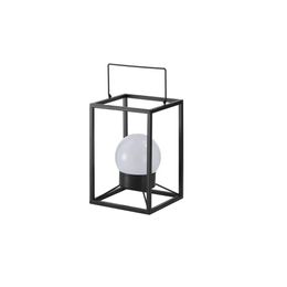 HOME STORY LED Laterne schwarz Eisen,Glas,Kunststoff Ma&szlig;e (cm): B: 18 H: 27,5 &raquo; H&ouml;ffner