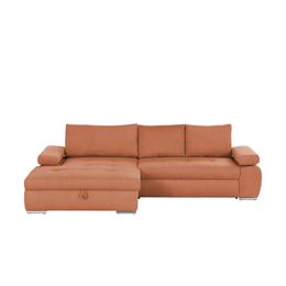Smart Ecksofa Ibby &brvbar; rot &brvbar; Ma&szlig;e (cm): B: 294 H: 73 T: 173.0 &raquo; H&ouml;ffner