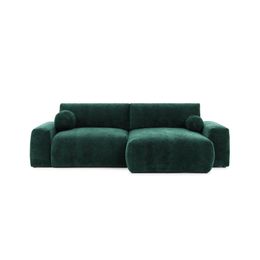 S-STYLE Ecksofa mit Schlaffunktion Puffy gr&uuml;n Ma&szlig;e (cm): B: 266 H: 86 &raquo; H&ouml;ffner
