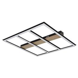 Globo Lighting Deckenleuchte &brvbar; schwarz &brvbar; Ma&szlig;e (cm): B: 60 H: 5,5 &raquo; H&ouml;ffner