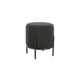 H&ouml;ffner Polsterhocker Boucl&eacute; Dejan &brvbar; grau &brvbar; Ma&szlig;e (cm): H: 38 &Oslash;: 35 &raquo; H&ouml;ffner