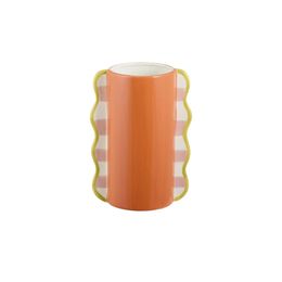 H&ouml;ffner Vase &brvbar; orange &brvbar; Dolomite &brvbar; Ma&szlig;e (cm): B: 17,5 H: 23,5 T: 12.5 &raquo; H&ouml;ffner