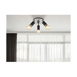 Globo Lighting Strahler &brvbar; schwarz &brvbar; Ma&szlig;e (cm): H: 18 &Oslash;: 28 &raquo; H&ouml;ffner