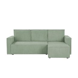 U.N.O uno Ecksofa mit Schlaffunktion Cleo &brvbar; gr&uuml;n &brvbar; Ma&szlig;e (cm): B: 230 H: 88 T: 148.0 &raquo; H&ouml;ffner