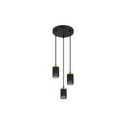 Globo Lighting H&auml;ngeleuchte &brvbar; schwarz &brvbar; Ma&szlig;e (cm): H: 115,5 &Oslash;: 21 &raquo; H&ouml;ffner