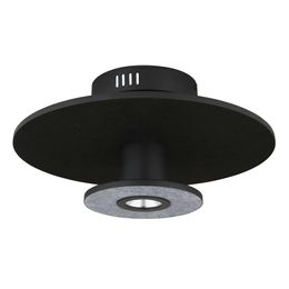 Globo Lighting Deckenleuchte schwarz Ma&szlig;e (cm): H: 18 &Oslash;: 38 &raquo; H&ouml;ffner