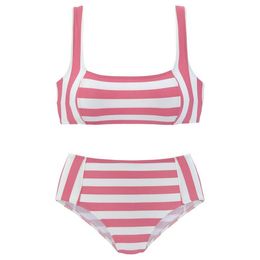 Venice Beach Set: Bustier-Bikini 'Silth' mehrfarbig Gr. 34 Cup C/D. Ohne B&uuml;gel. Nachhaltig.