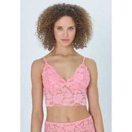 LSCN BY LASCANA Bralette coral Gr. 40/42 f&uuml;r Damen. Ohne B&uuml;gel