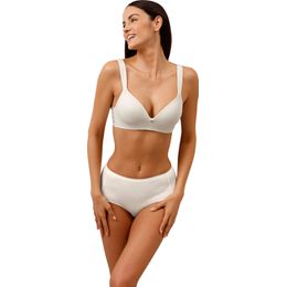 Sassa Mode Damen Schalen-BH ohne B&uuml;gel mit Spitzenverzierung hinten ecru Gr&ouml;&szlig;e 75C