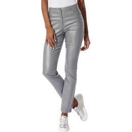 CR&Eacute;ATION L Damen 5-Pocket-Hose steingrau Gr&ouml;&szlig;e 36