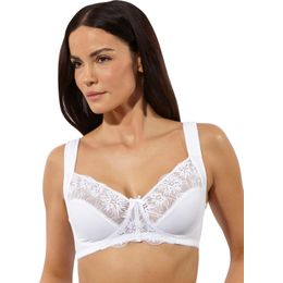 w&auml;schepur Damen BH ohne B&uuml;gel wei&szlig; Gr&ouml;&szlig;e 100B