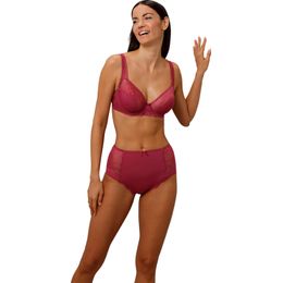 w&auml;schepur Damen Taillenslip mit seitlicher Spitze 2x kirsche Gr&ouml;&szlig;e 36/38