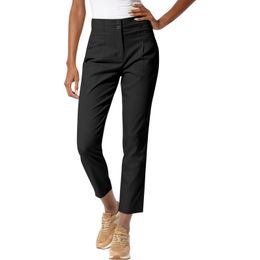 CR&Eacute;ATION L Damen Hose in schimmernder Qualit&auml;t schwarz Gr&ouml;&szlig;e 36