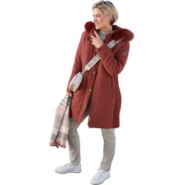 CR&Eacute;ATION L Damen Steppjacke rostrot Gr&ouml;&szlig;e 19