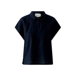 Oui - Shirt-Bluse, blau, Gr. 38 / S - Leinen